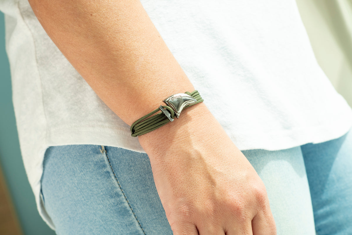 Shark Fin Wrap Bracelet - 2mm - Castaway Jewellery Company