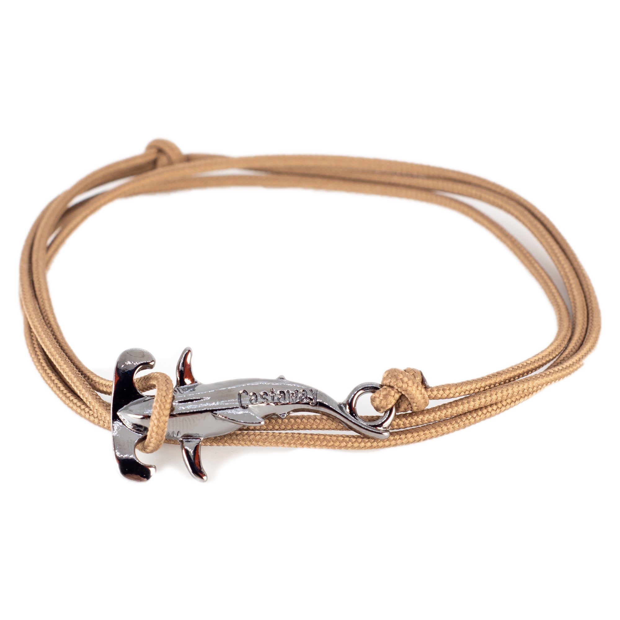 Hammer Head Shark Wrap Bracelet - 2mm - Castaway Jewellery Company ...